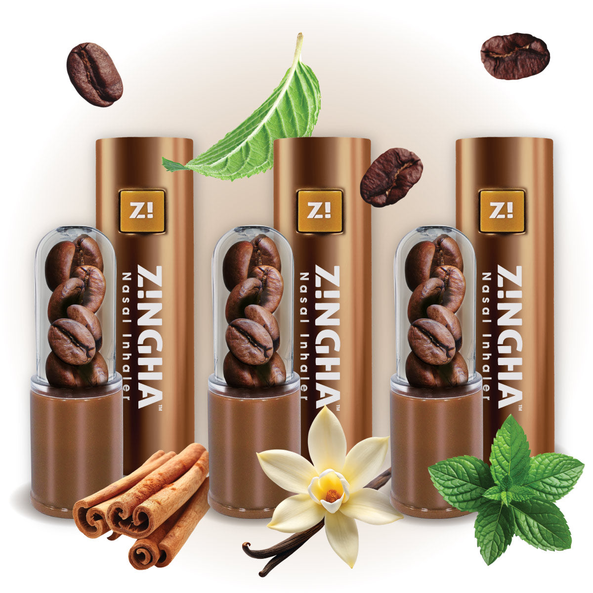 Z!NGHA - Double Nasal Inhaler Aromatherapy