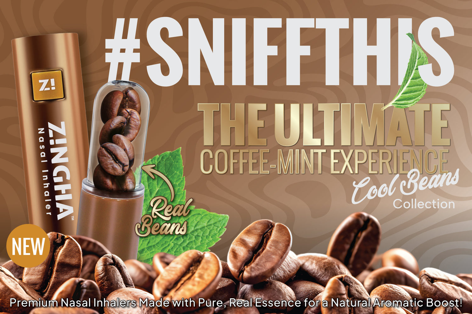 Z!NGHA - Double Nasal Inhaler Aromatherapy