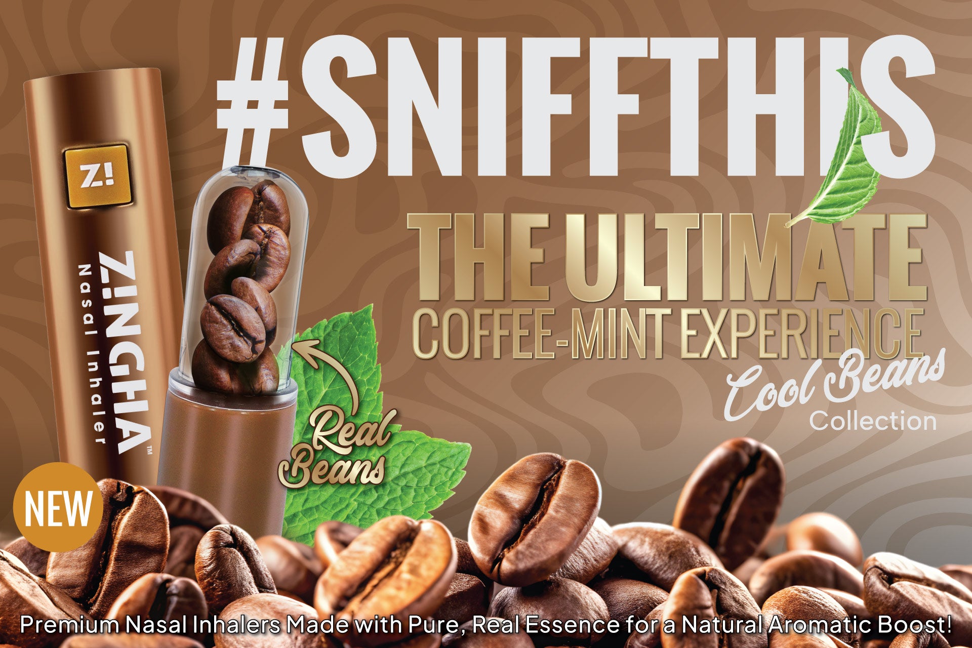 Z!NGHA - Double Nasal Inhaler Aromatherapy