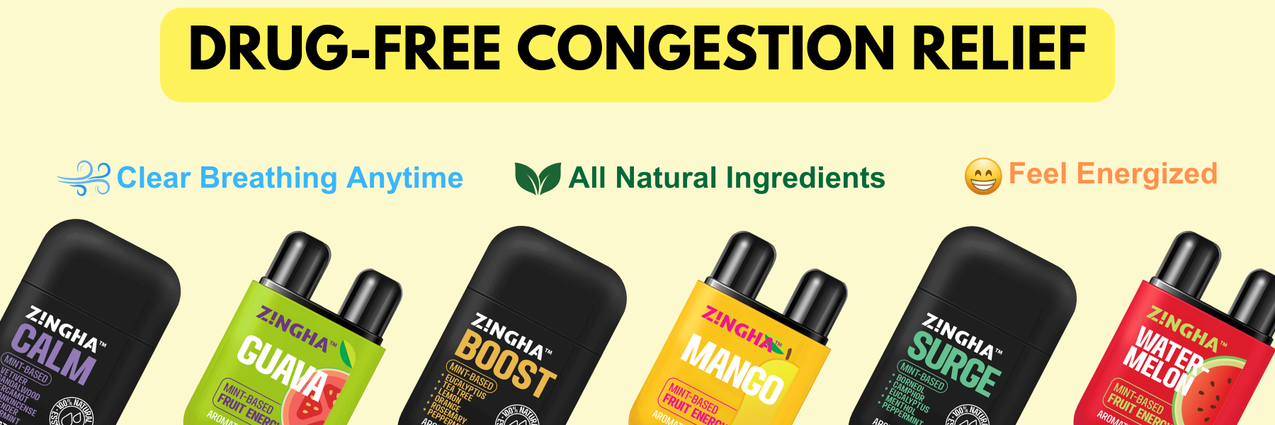 Zngha - Double Nasal Inhaler – Z!NGHA