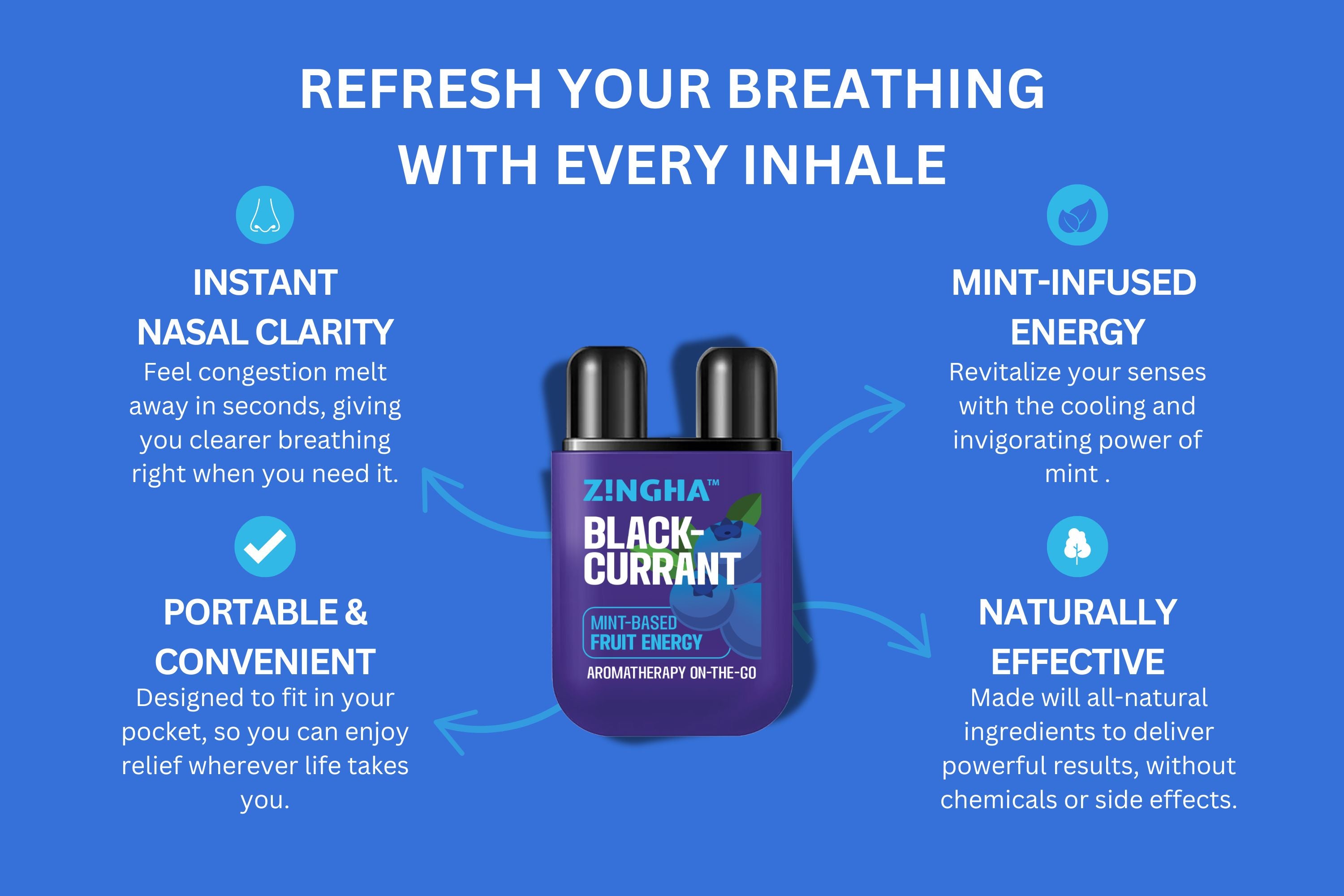 Zngha - Double Nasal Inhaler – Z!NGHA